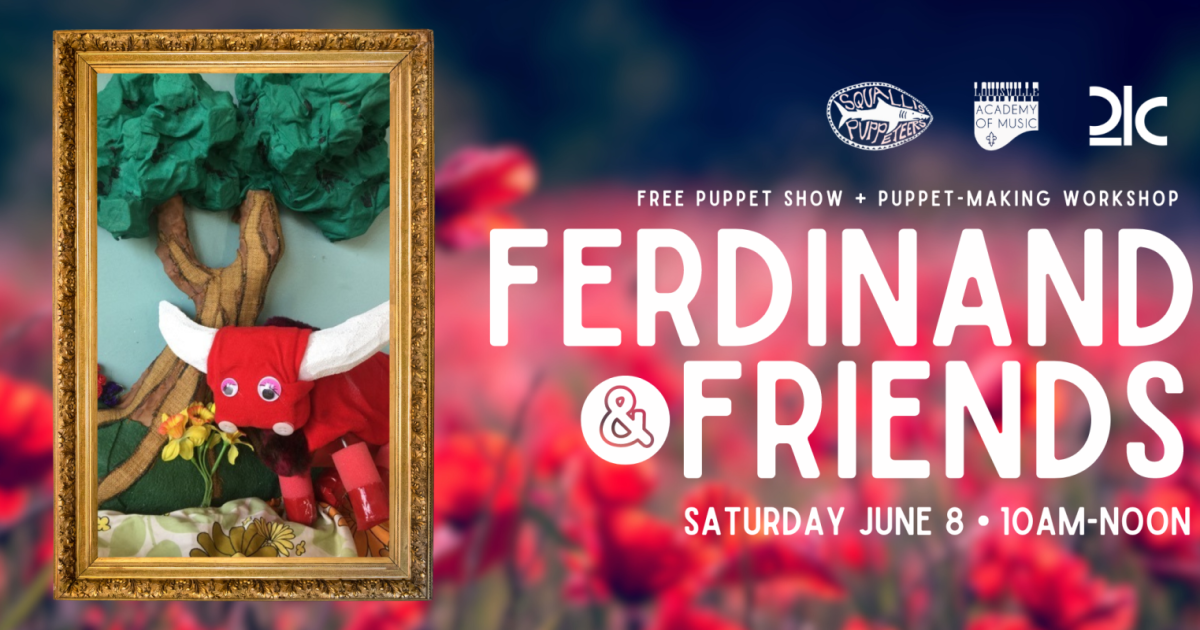 Ferdinand & Friends | FREE Puppet Show + Puppet-Making Workshop