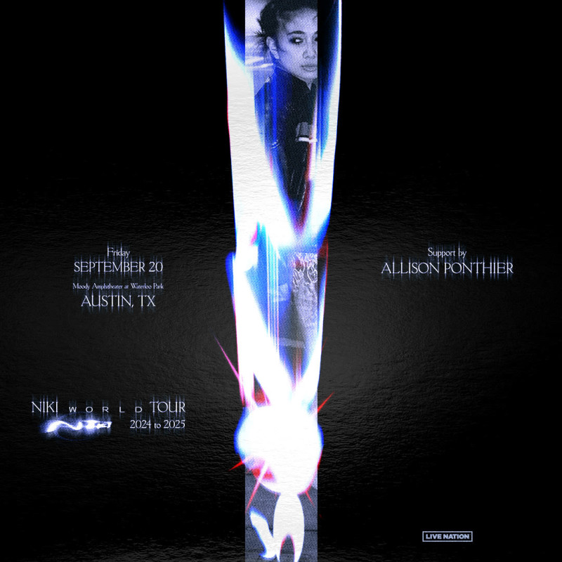 NIKI “Buzz World Tour” in Austin at Moody Amphitheater at