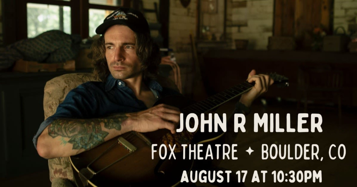 John R. Miller in Boulder at The Fox Theatre