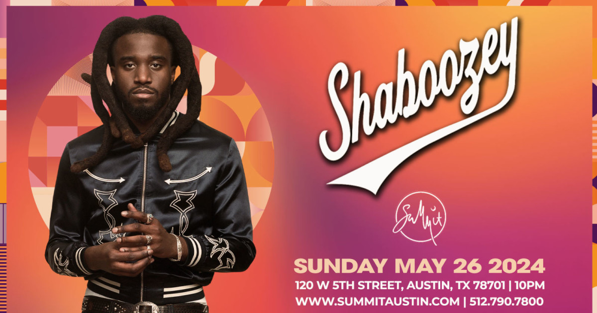SHABOOZEY in Austin at CLOSED: Summit Rooftop