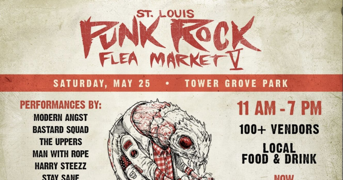 Punk Rock Flea Market in Saint Louis at Tower Grove Park