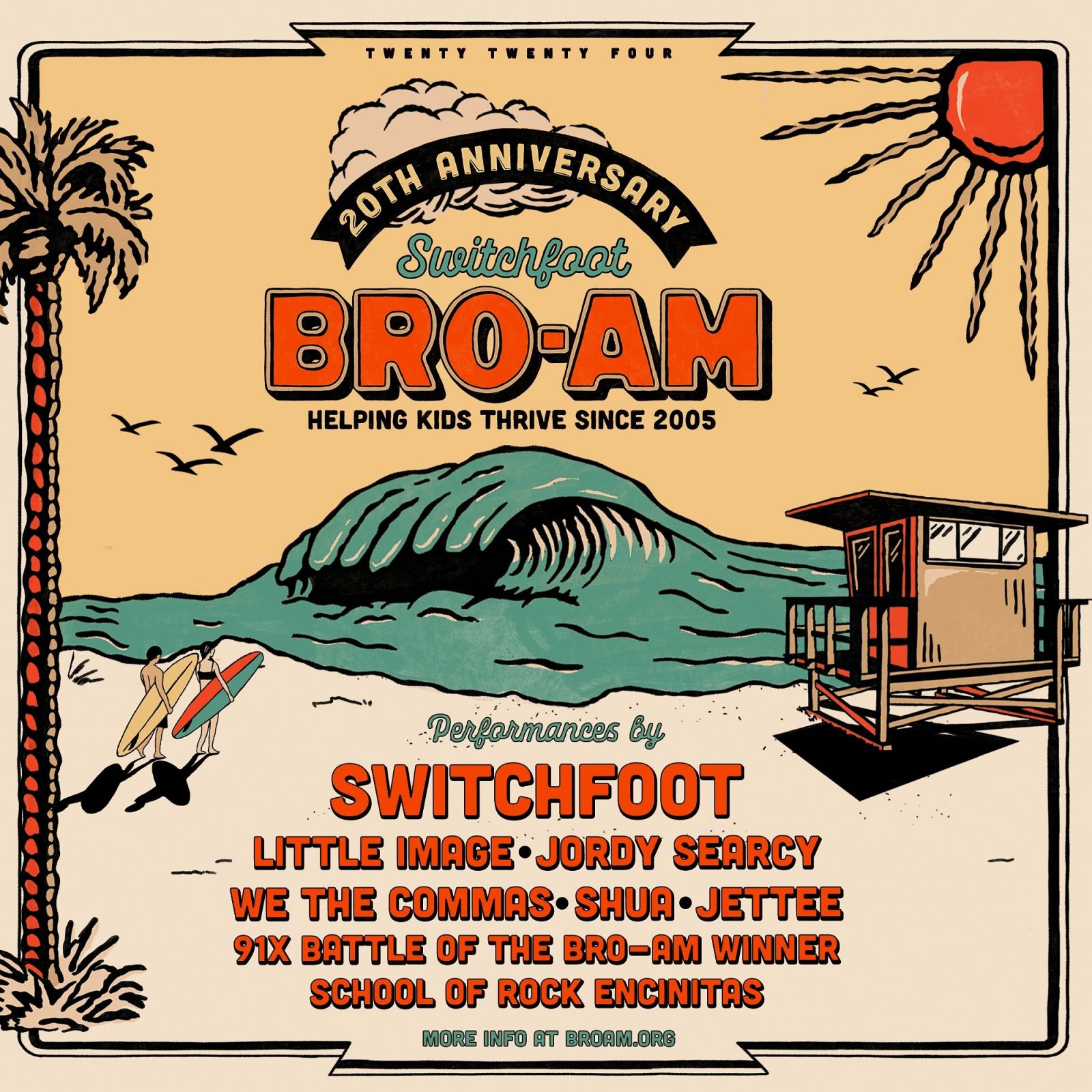 SWITCHFOOT X BRO-AM'S BEACH FEST 2024 in Encinitas at Moonlight