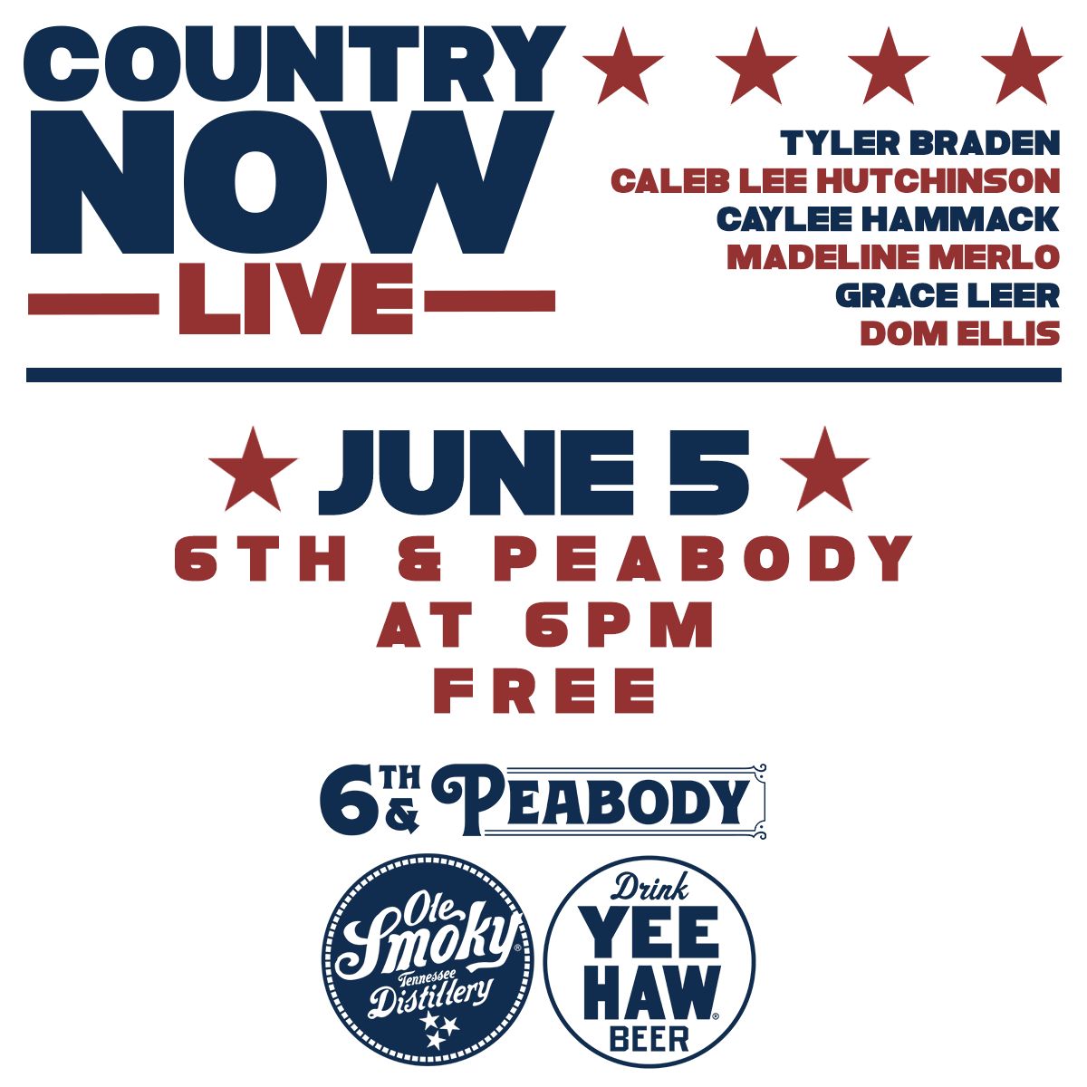 Country Now Live in Nashville at 6th & Peabody