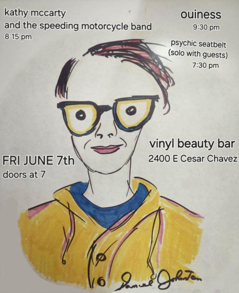 Kathy McCarty & The Speeding Motorcycle Band! Ouiness! Psychic