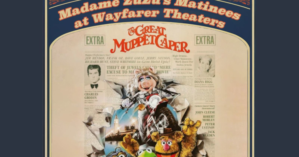 “The Great Muppet Caper” Screening and Puppeteering Workshop in