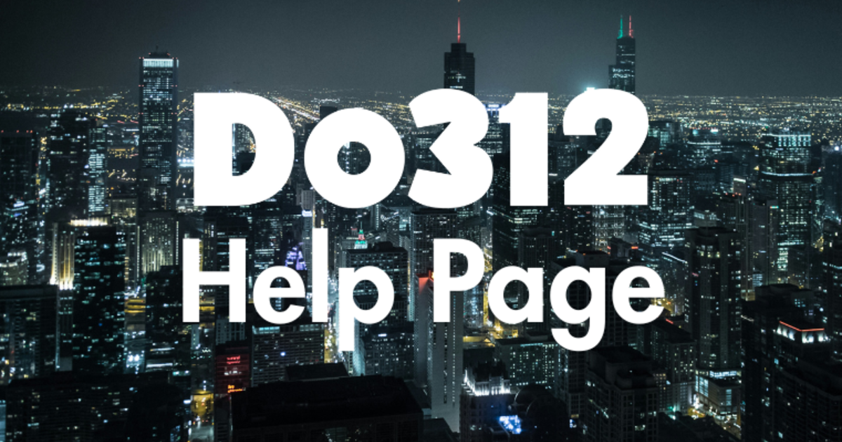Do312 Help Page