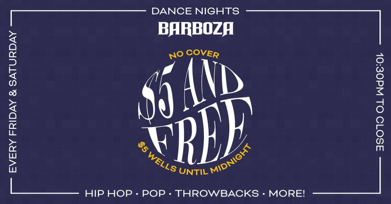 $5 and Free in Seattle at Barboza