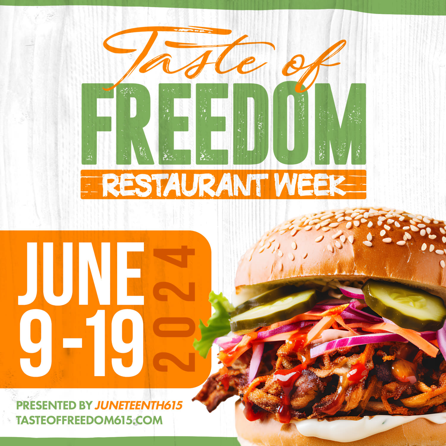 Taste of Freedom Restaurant Week in Nashville at Nashville - TN