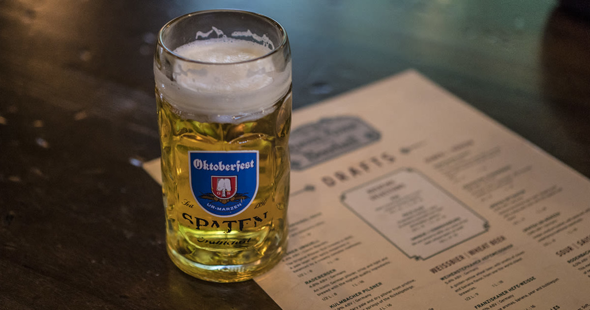 Oktoberfest: Ceremonial Tapping At The Queen Anne Beer Hall in