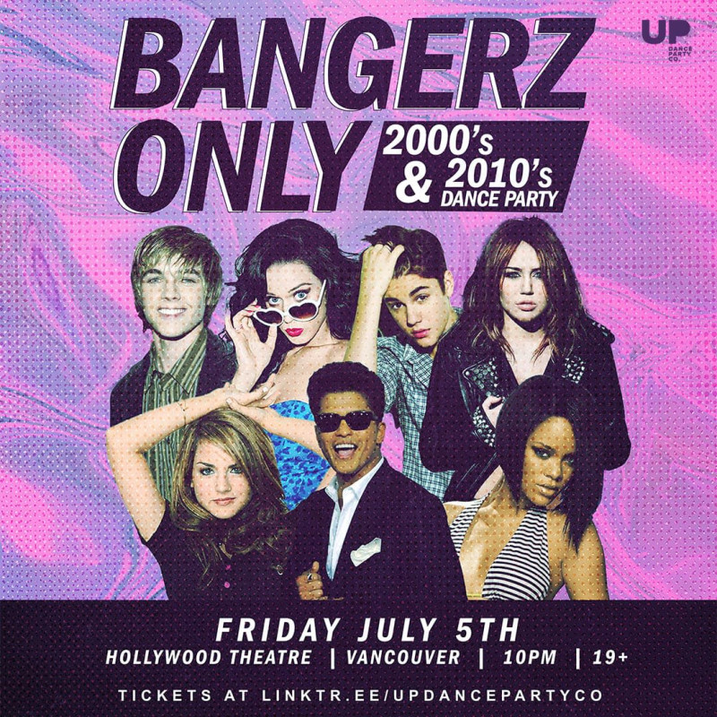 Bangerz Only: 2000s x 2010s Dance Party in Vancouver at Hollywood