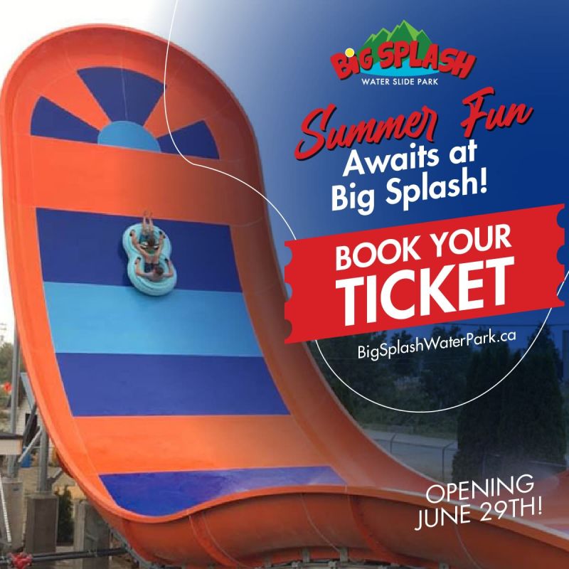Big Splash! Water Slide Park in Tsawwassen at Big Splash! Water