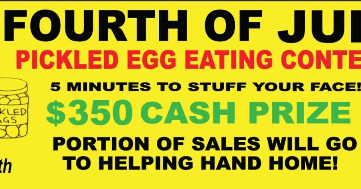 2024 4th Annual July Pickled Egg Eating Contest! in Austin at