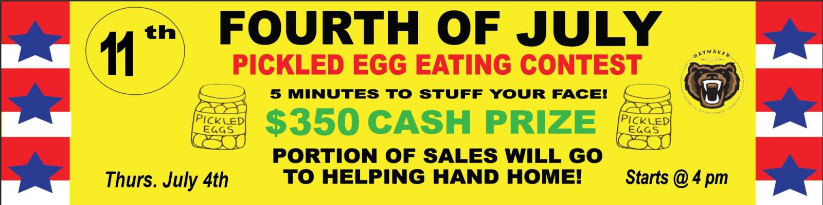 2024 4th Annual July Pickled Egg Eating Contest! in Austin at