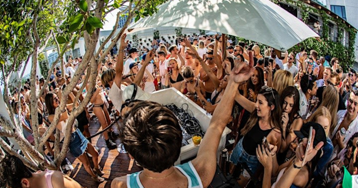 4th of July POOL PARTY at Skybar at Mondrian in West Hollywood at