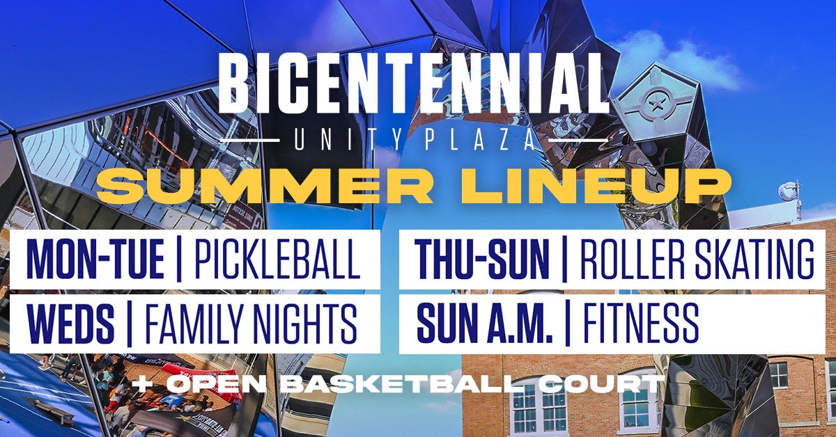 Bicentennial Unity Plaza Summer Lineup in Indianapolis at