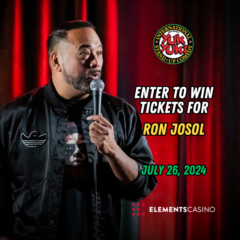 Ron Josol in Surrey at Elements Casino - Yuk Yuk's Surrey