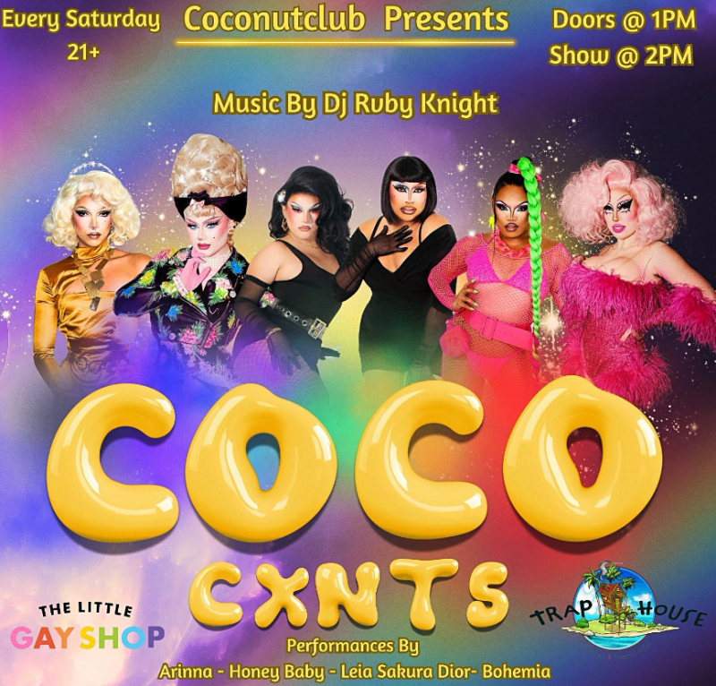 COCO CXNTS Drag Brunch in Austin at Coconut Club