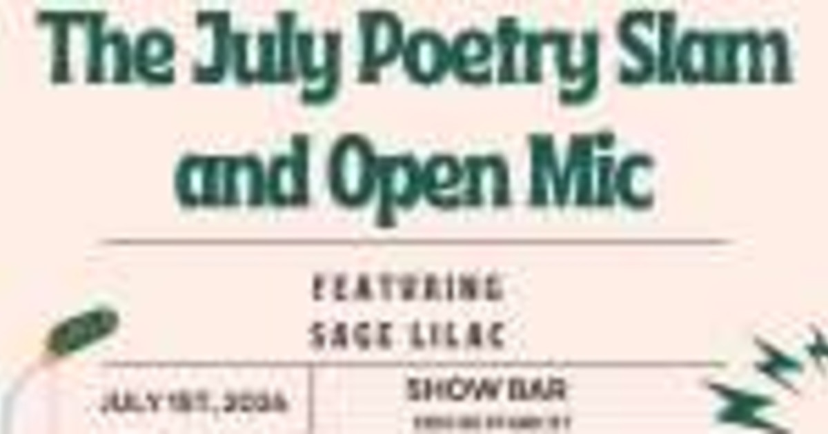 Portland Poetry Slam (FREE) in Portland at Show Bar