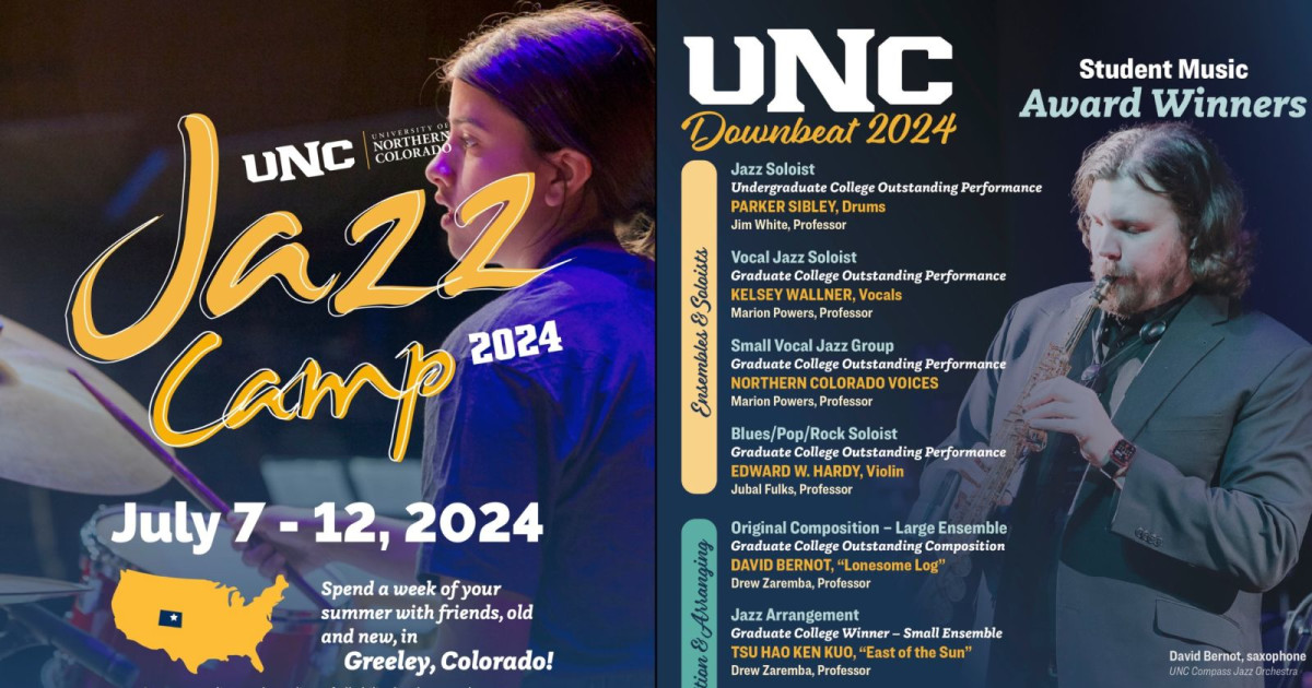 2024 UNC Jazz Camp (Concerts) in Greeley at UNC Campus Commons