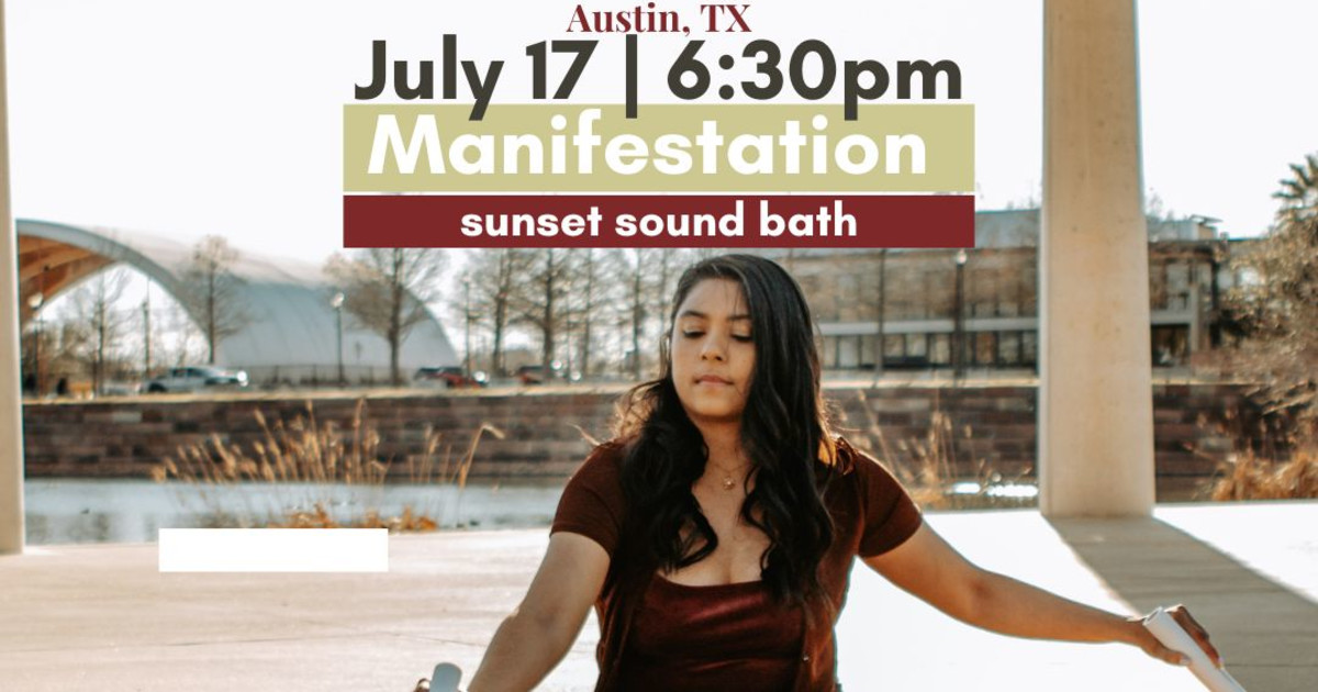 Full Moon Sunset Sound Bath (Free) - Mueller Amphitheater in