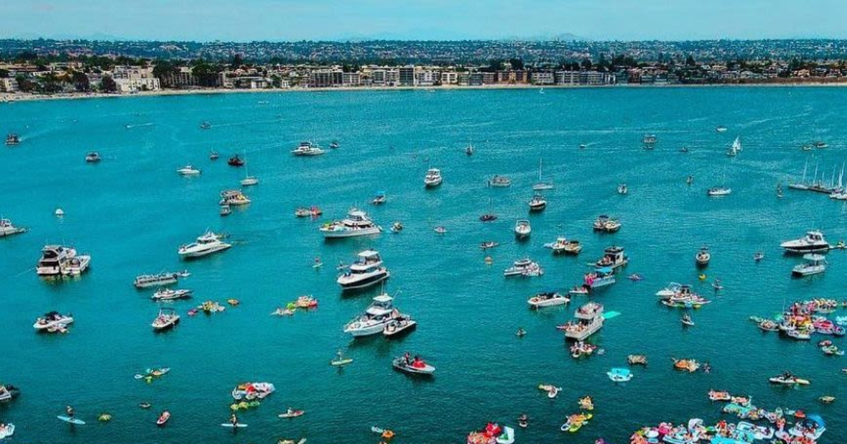 Festival Of Floats in San Diego at Mission Bay