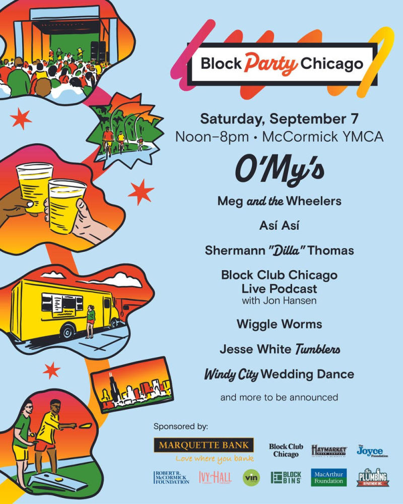 Block Club Block Party in Chicago at McCormick YMCA