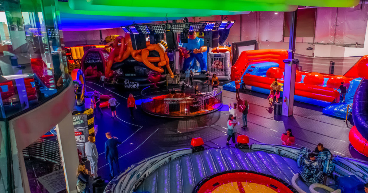 Cartoon Rave + All Day Pass in Lafayette at Bounce Empire