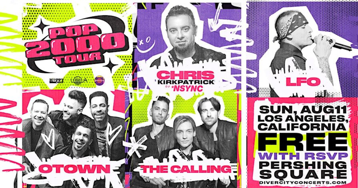 Pop 2000's Tour: Chris Kirkpatrick, O-Town, The Calling & LFO