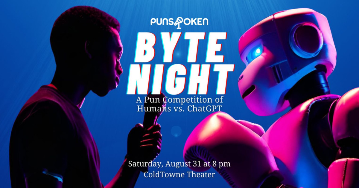 BYTE NIGHT: A Pun Competition of Humans vs. ChatGPT in Austin at