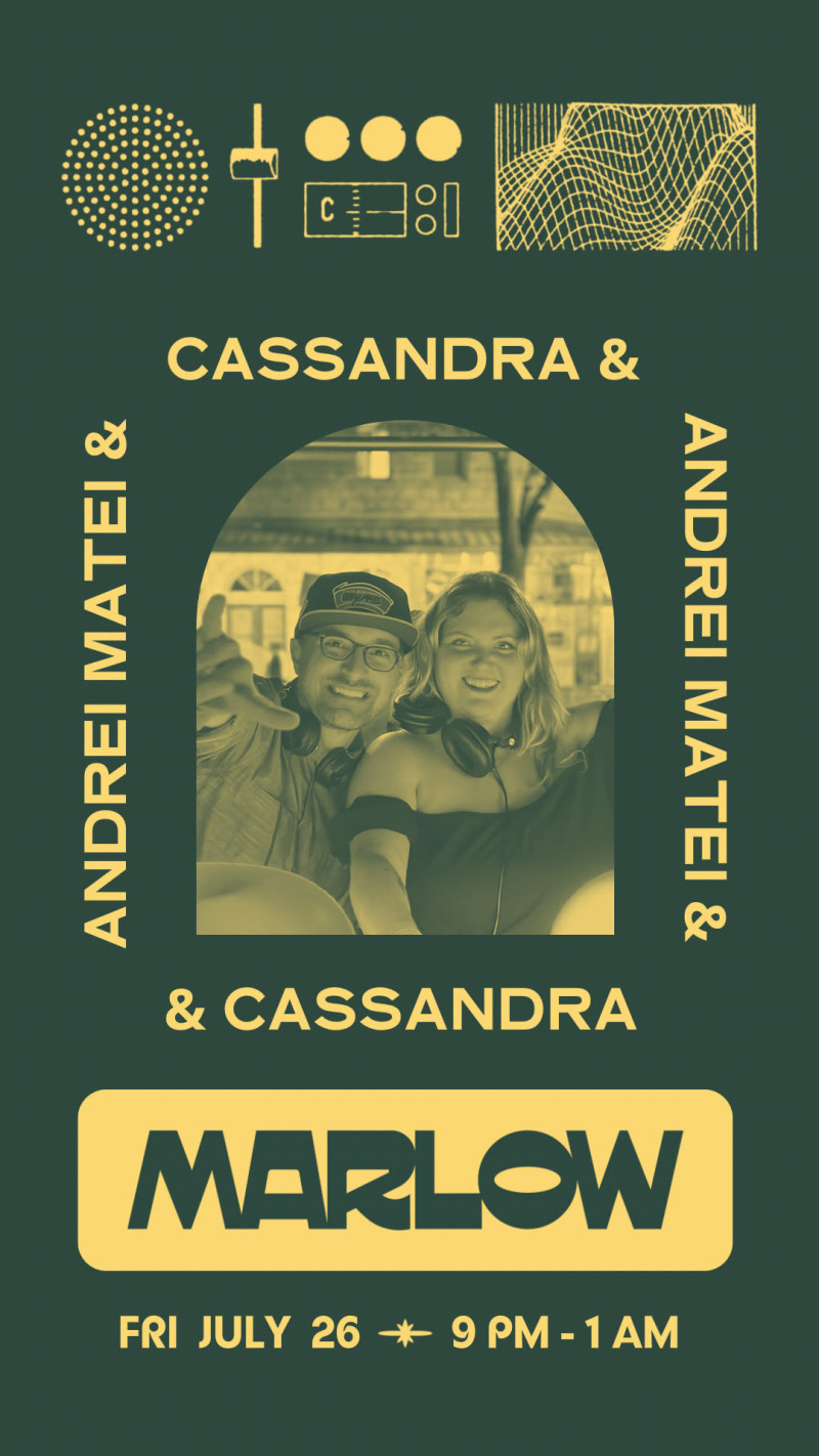 DJ Cassandra & Andrei Matei in AUSTIN at MARLOW BAR