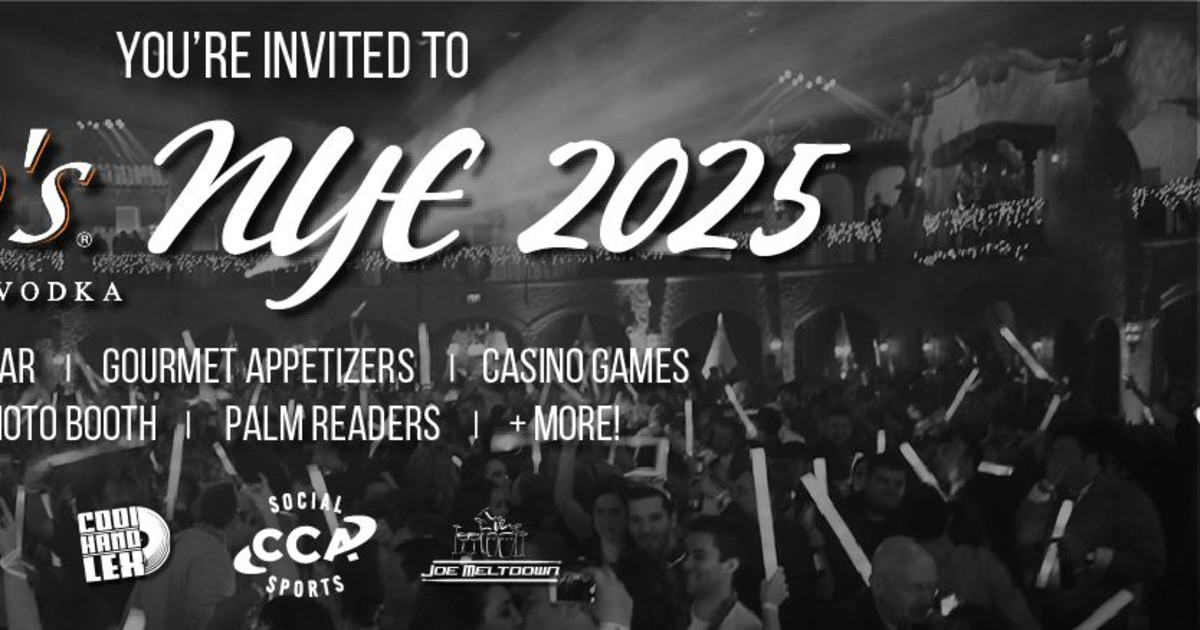 Tito's NYE 2025 at the Roof in Indianapolis at Indiana Roof