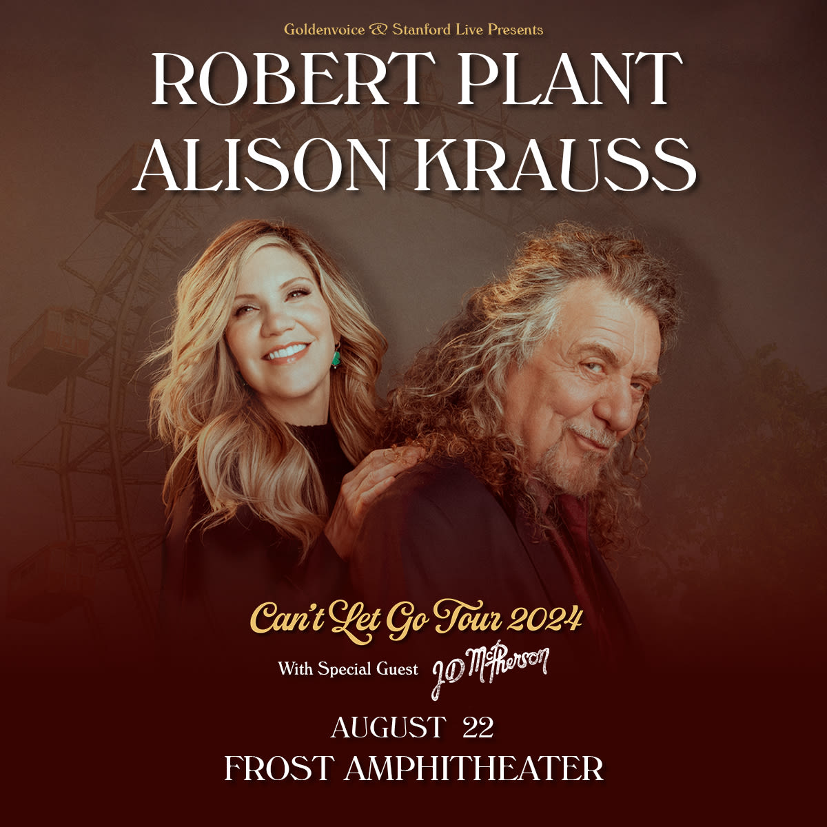 Robert Plant & Alison Krauss in Stanford at Frost Amphitheater