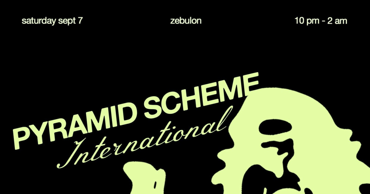 Pyramid Scheme International Dance Party in Los Angeles at