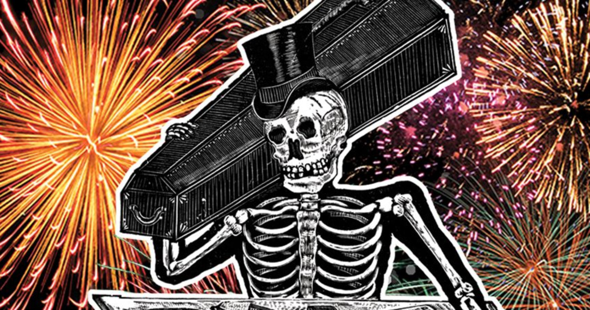 skeleton firework