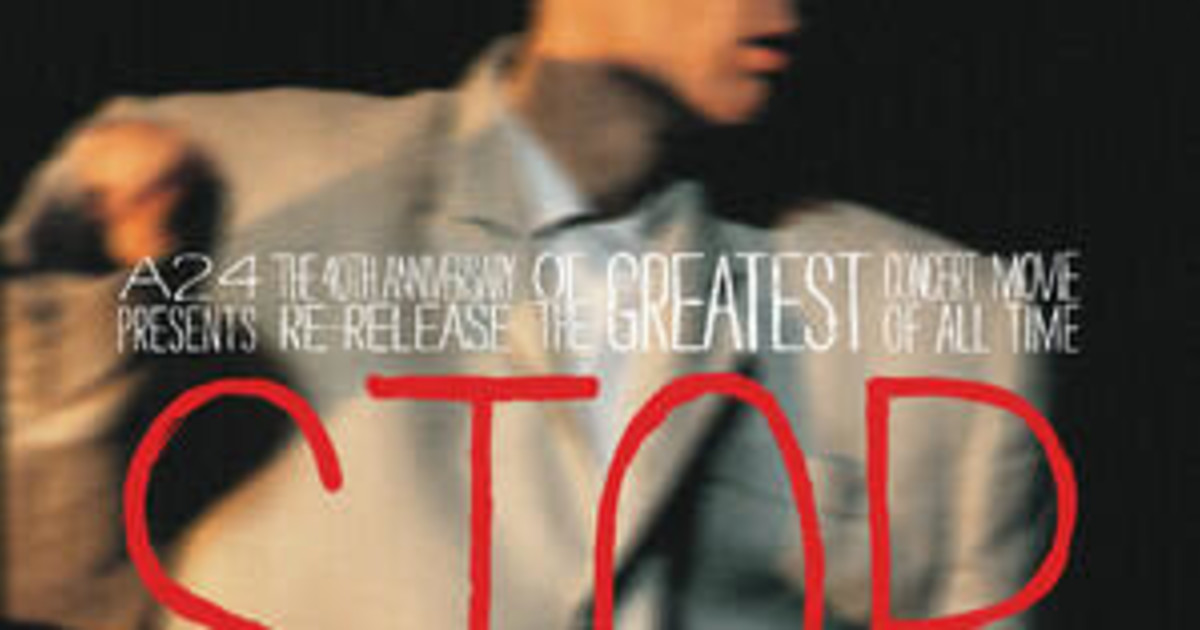Stop Making Sense - 40th Anniversary Restoration in Vancouver at