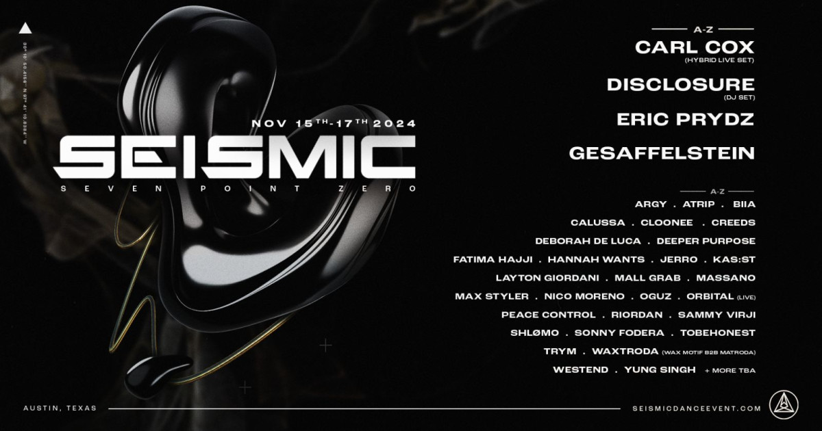 Seismic Dance Event 7.0 in Austin at The Concourse Project