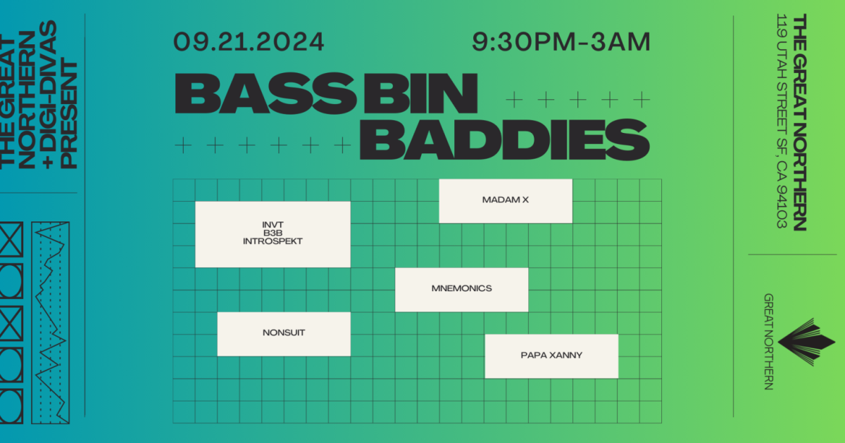 Bass Bin Baddies: Madam X. INVT, Introspek, Mnemonics in San
