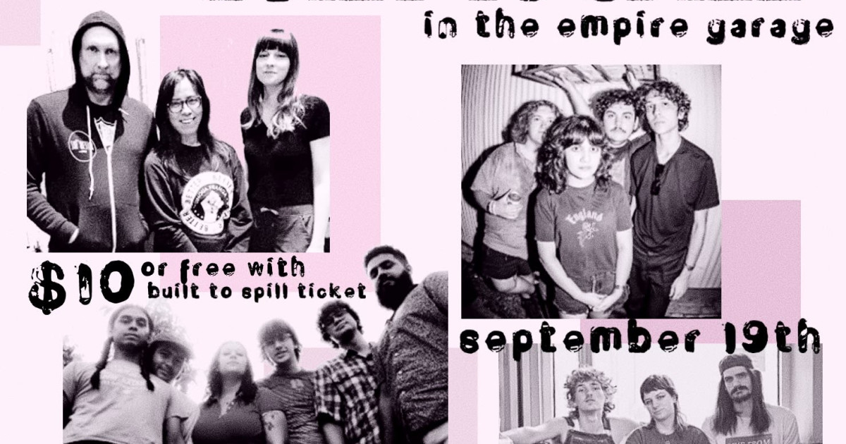 a Built to Spill aftershow featuring Stalefish, Grocery Bag,