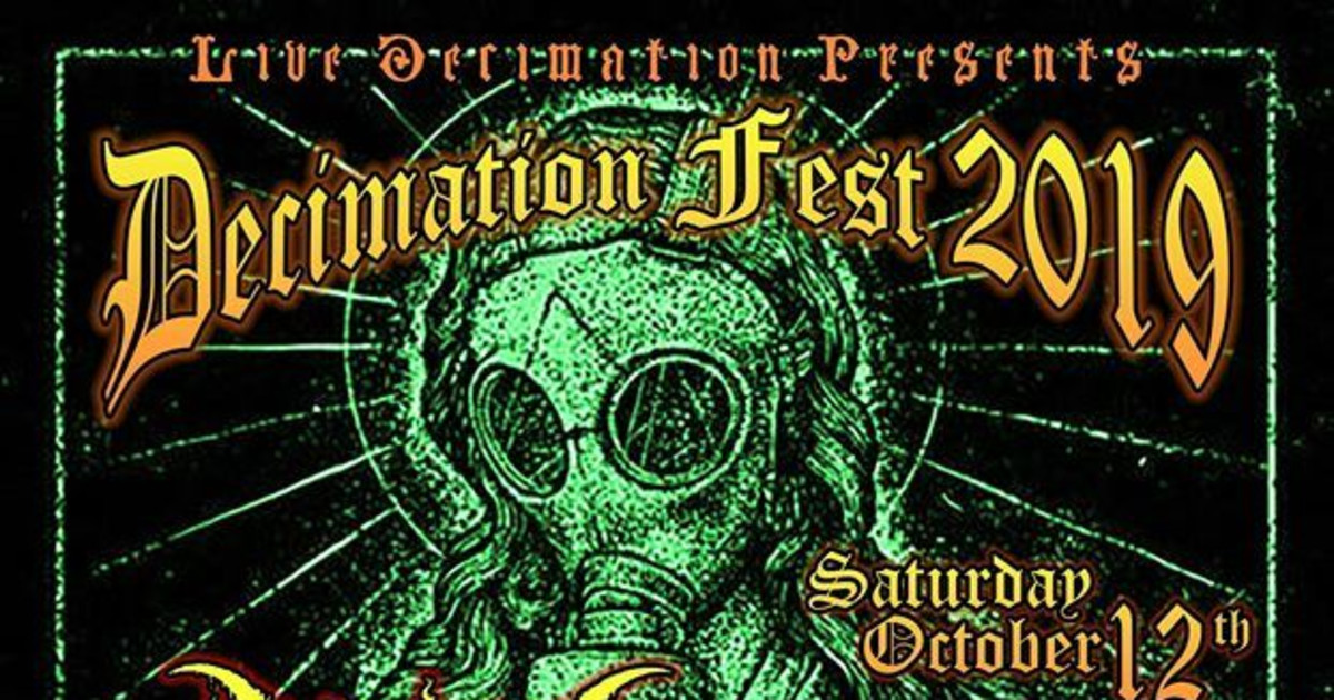 Decimation Fest 2019 in San Antonio at Bond's 007 Rock Bar
