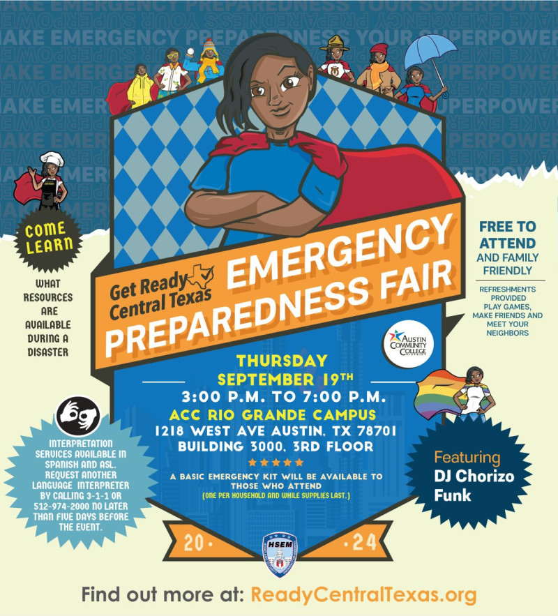Emergency Preparedness Fair in Austin at Austin Community
