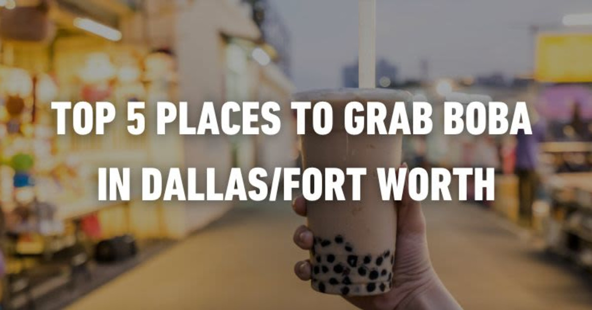 The Best Boba & Taiyaki in Dallas