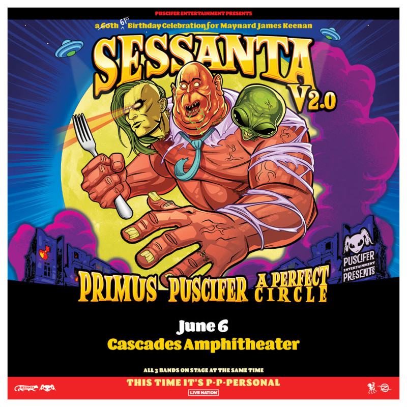 Sessanta V 2.0: Primus, Puscifer, A Perfect Circle in Ridgefield