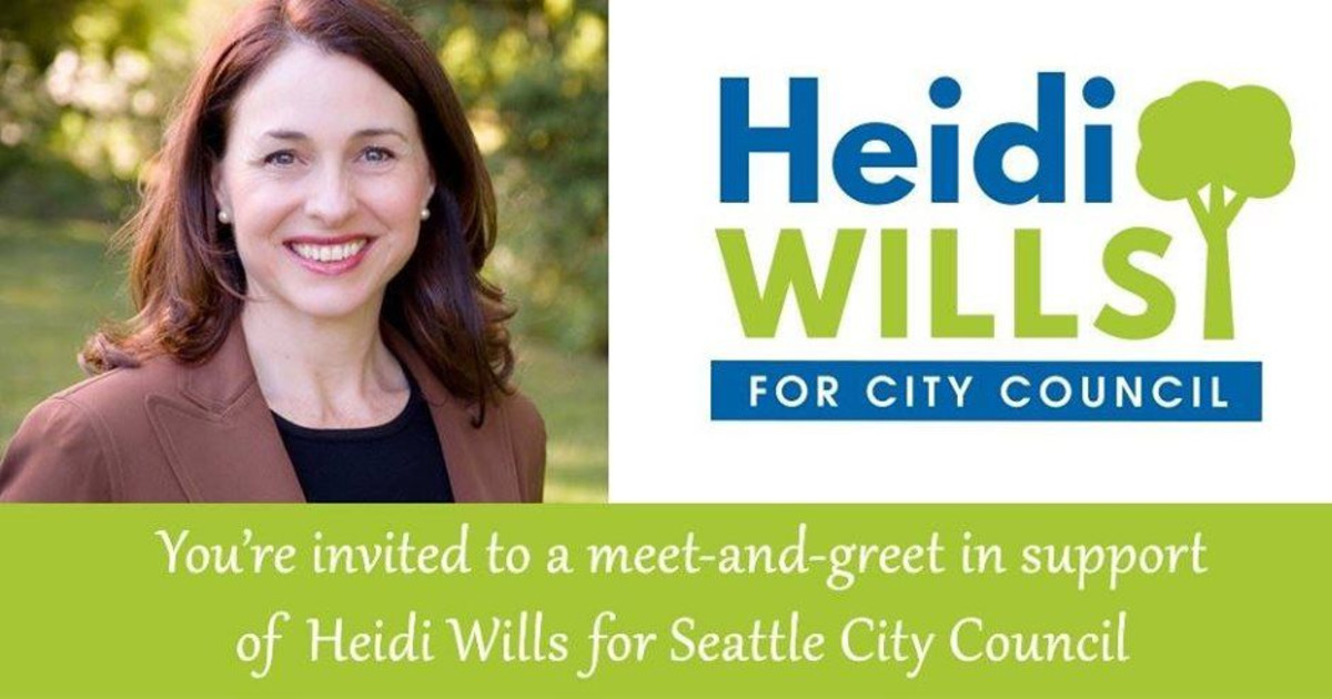 Meet Candidate Heidi Wills in Seattle at Red Door