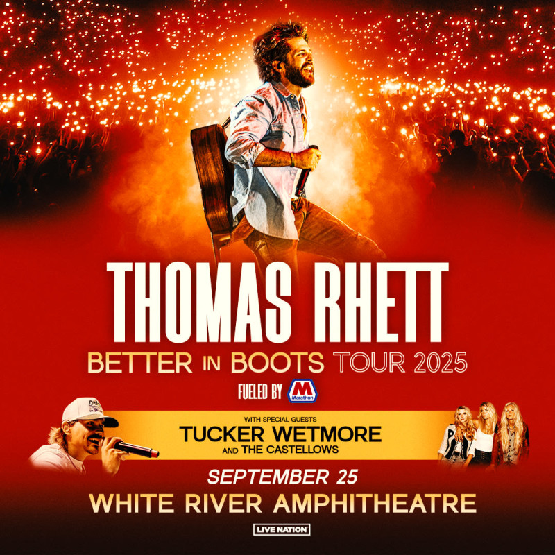 Thomas Rhett: Better In Boots Tour 2025 in Auburn at White River