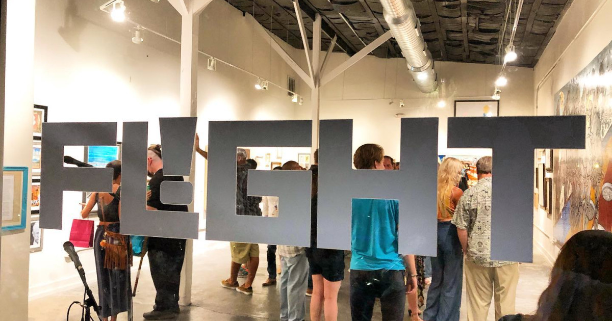 “Sin Eater” by David M. Alcantar in San Antonio at Flight Gallery