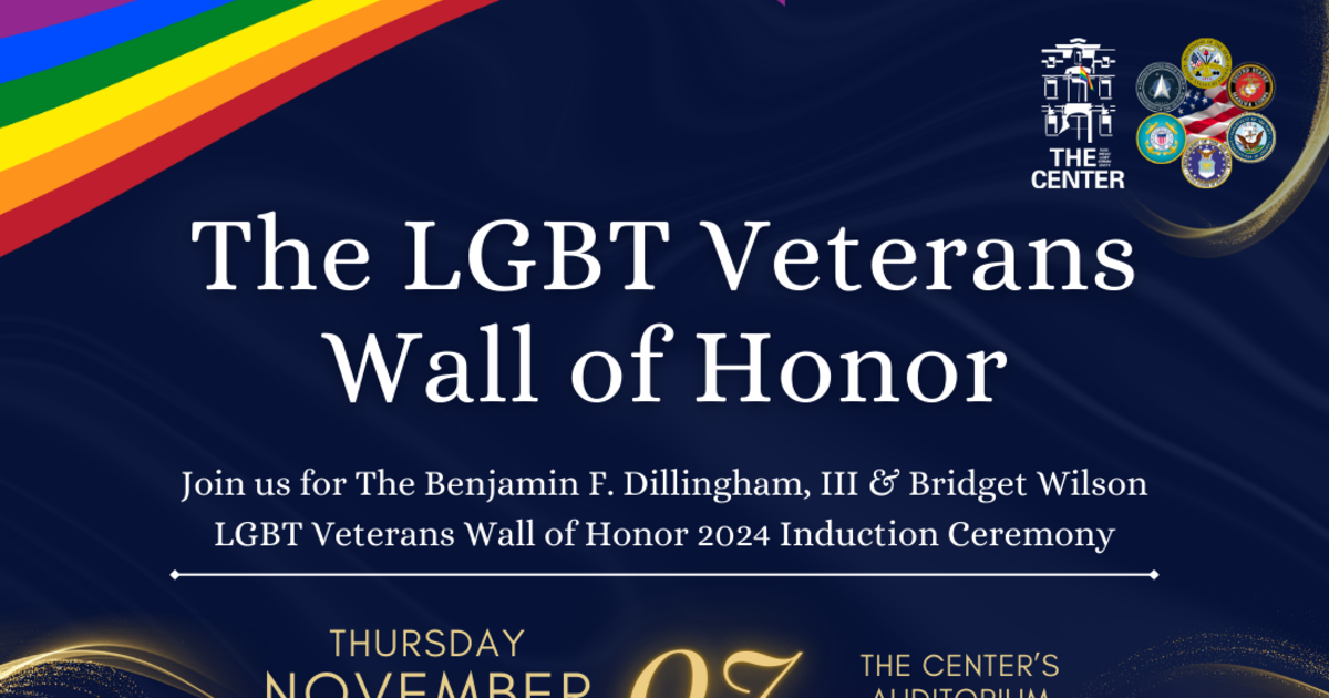 LGBT Veterans Wall of Honor 2024 Induction Ceremony in San Diego