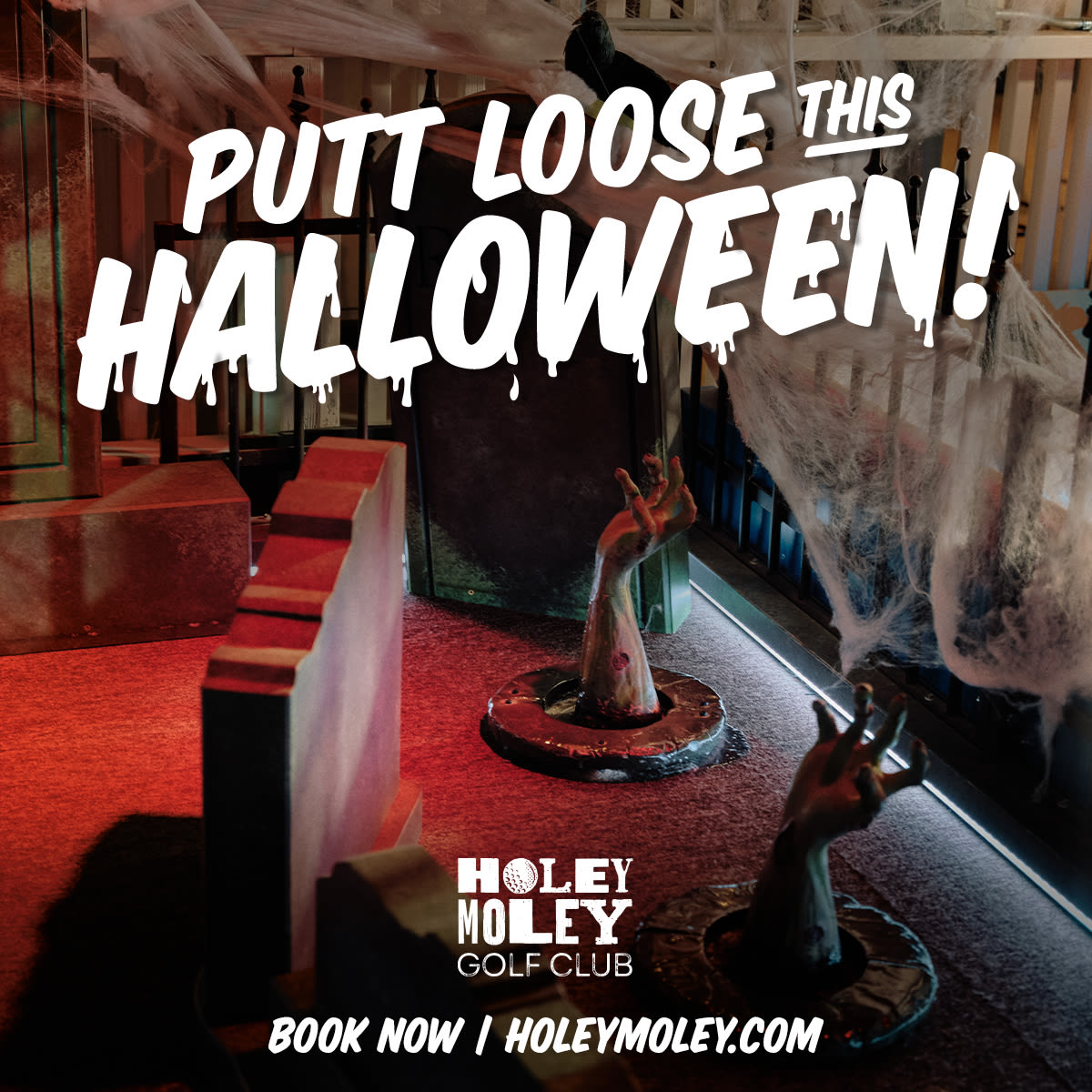 Halloween + Day of the Dead at Holey Moley SF in San Francisco at