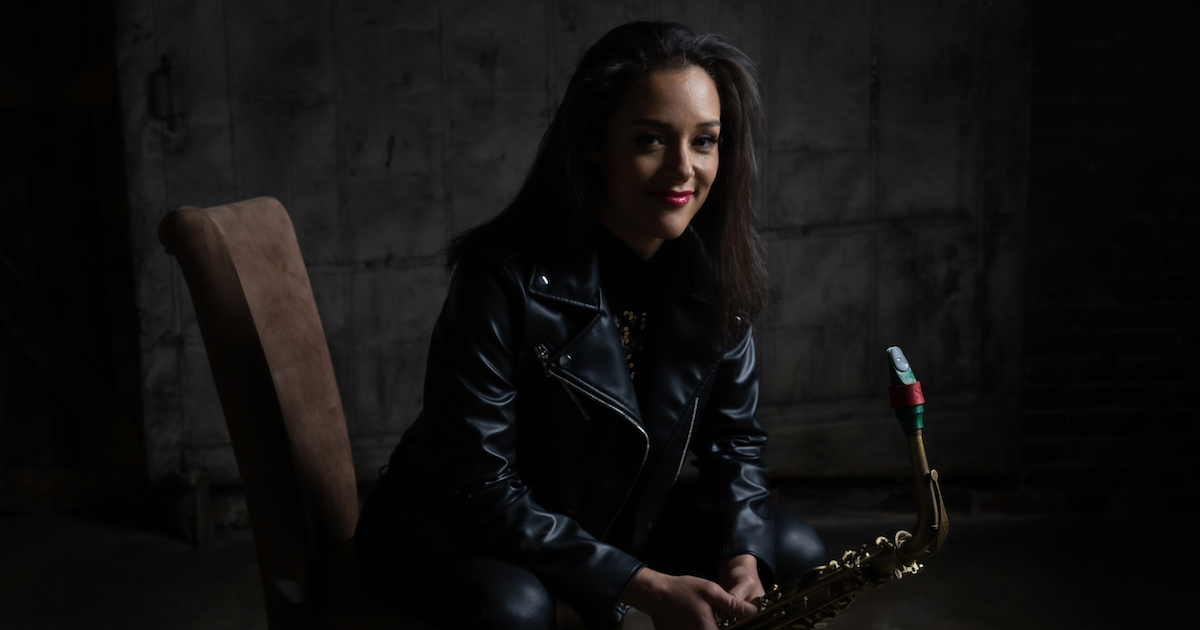 Vanessa Collier in San Antonio at Sam's Burger Joint