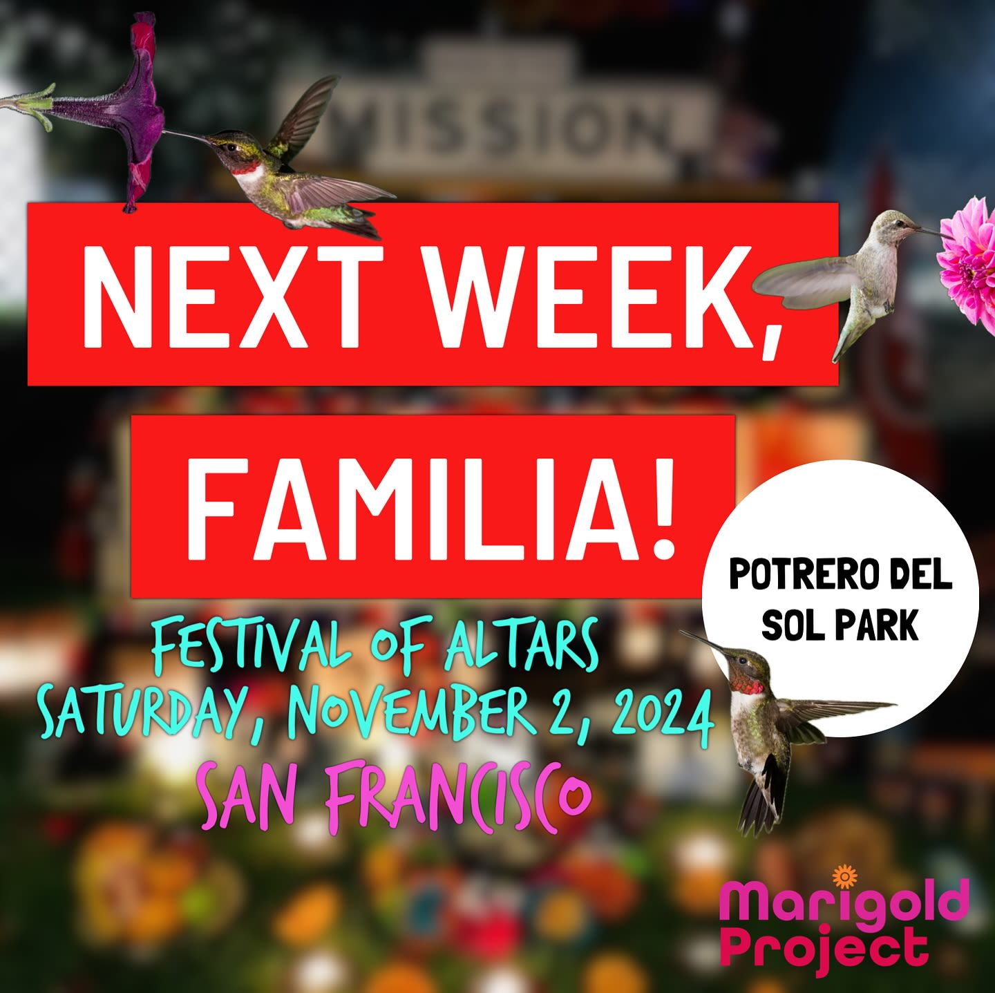 Day of the Dead Festival of Altars in San Francisco at Potrero Del