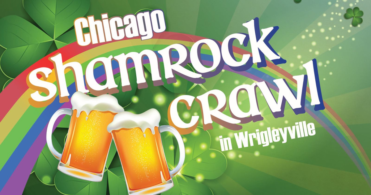 Chicago Shamrock Crawl in Chicago at Wrigleyville's Best Bars!